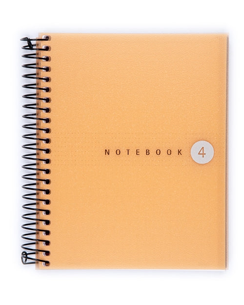 Small 4-Subject notebook; 100 sheets/200 pages (equal color subsections ...