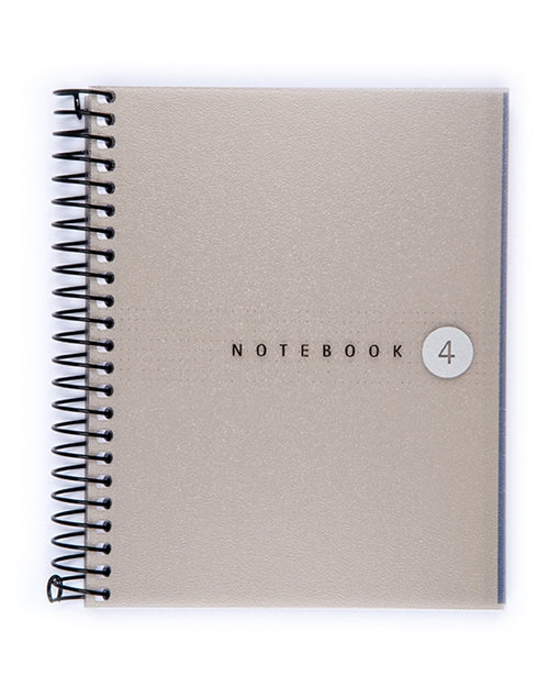Small 4-Subject notebook; 100 sheets/200 pages (equal color subsections ...